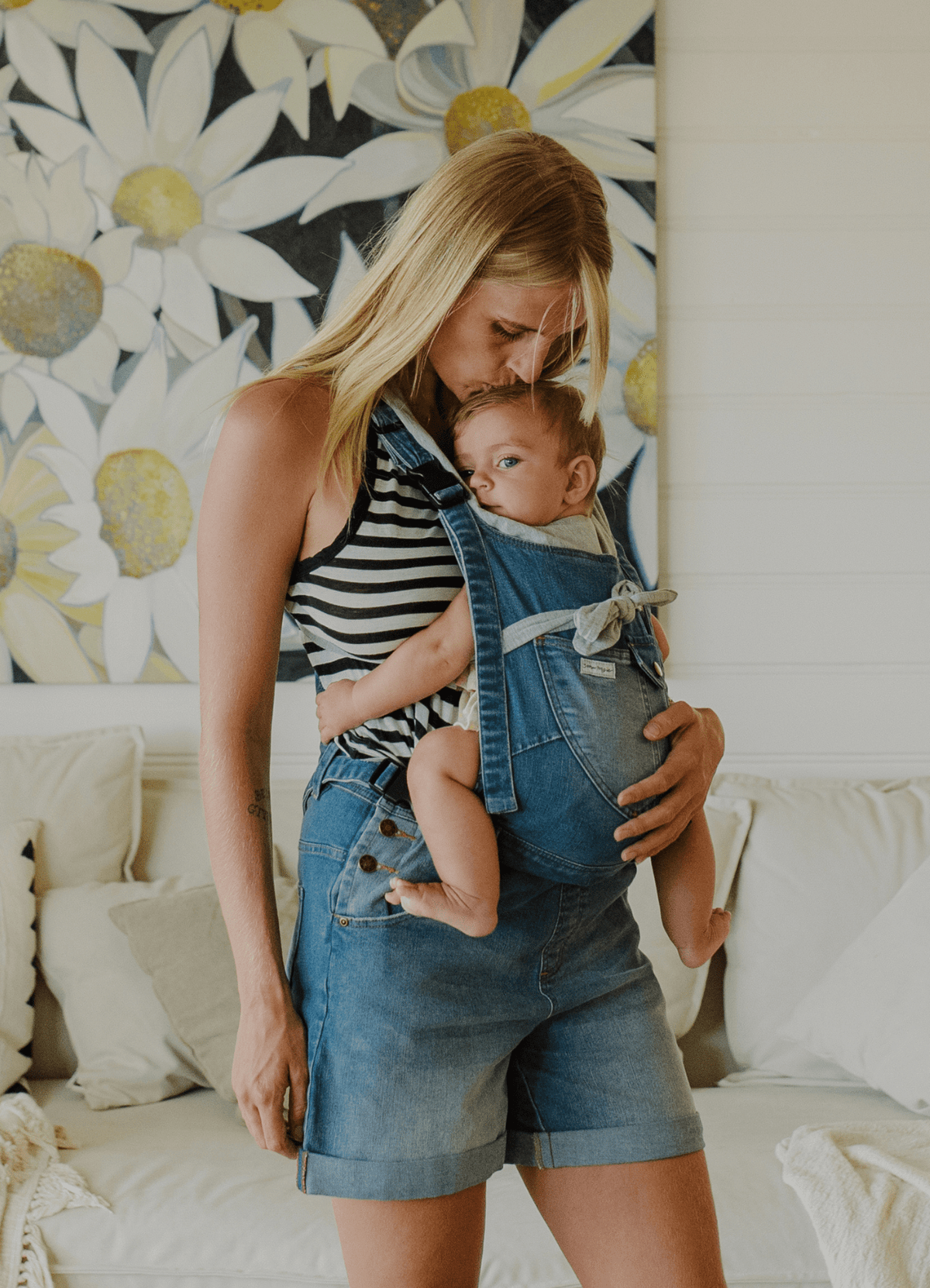 the classic shortie mumsie baby carrier overalls – the mumsie